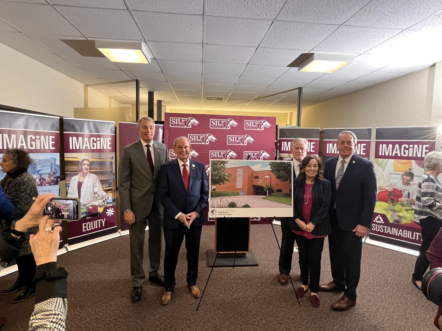 Rep. Jacobs Joins Officials at SIU Law School Honoring Record $10 ...